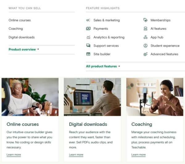 Vale la Pena Teachable para Vender Cursos Online en Español